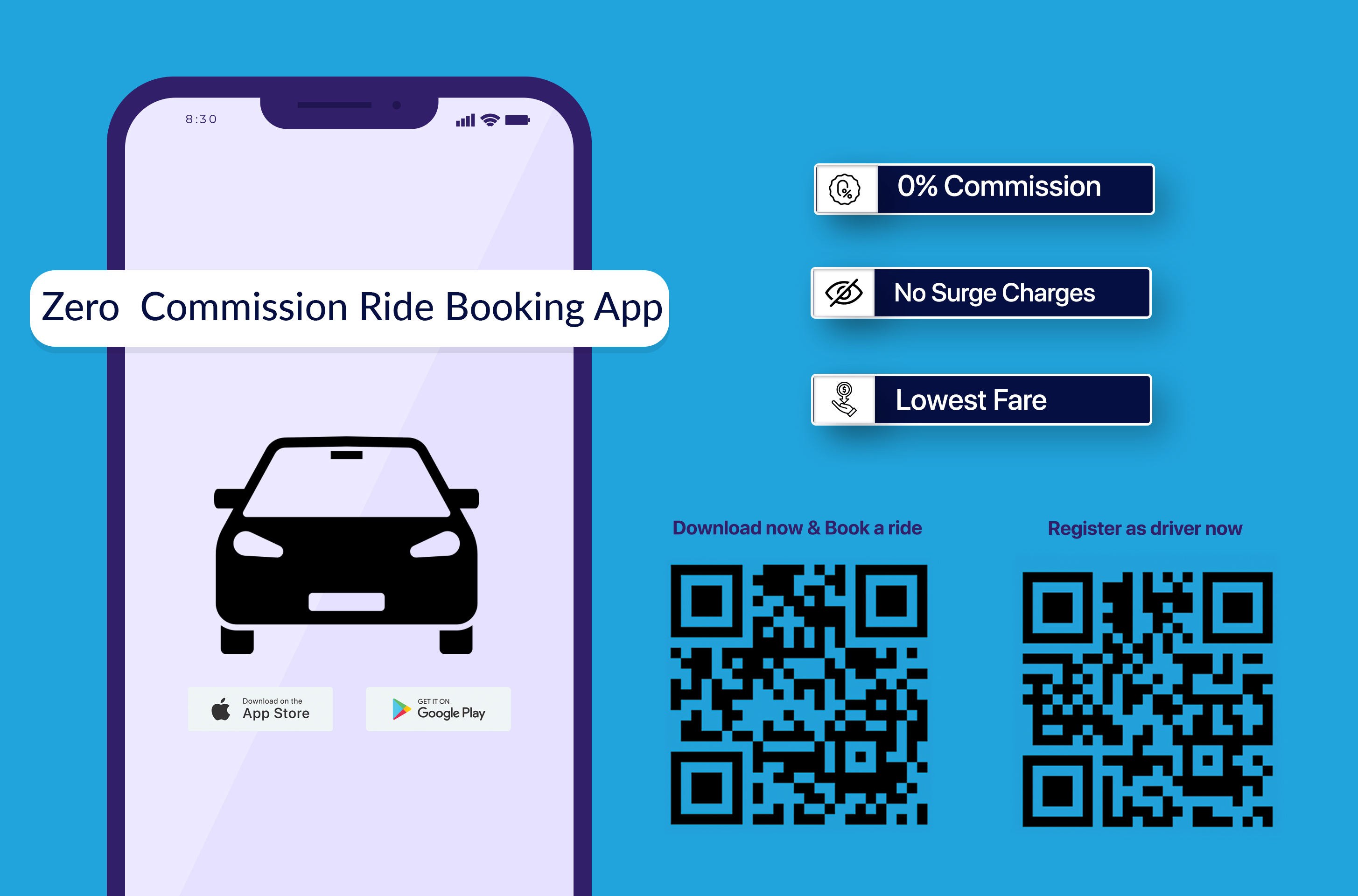 Volta Ride App - Book Your Auto, Bike-Taxi, Car Rides at Lowest Fare.